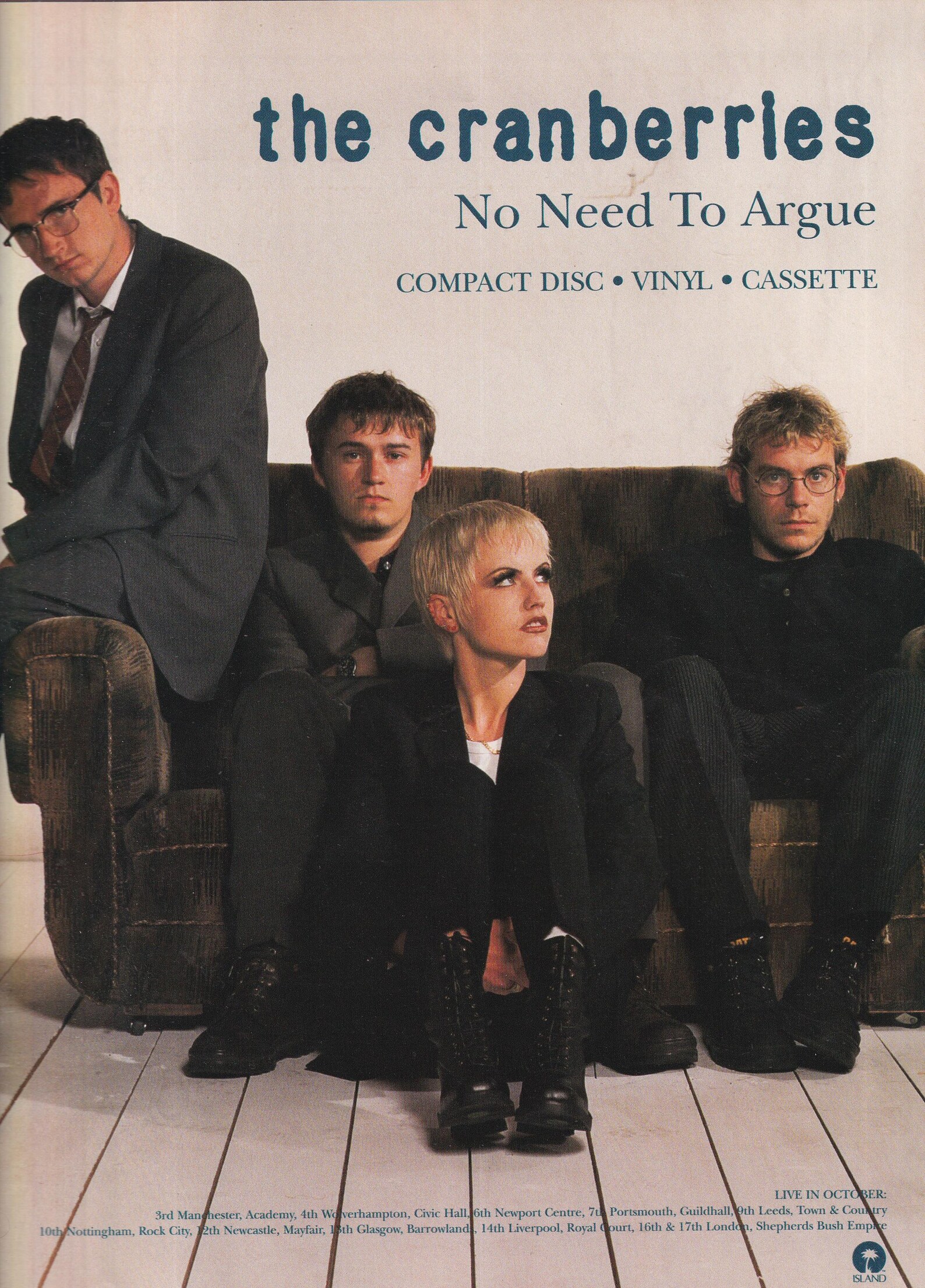 Original Vintage Mini Poster / Magazine Clipping the Cranberries No ...