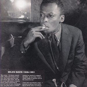 Original Vintage Mini Poster / Magazine Clipping - Miles Davis, Paris ...