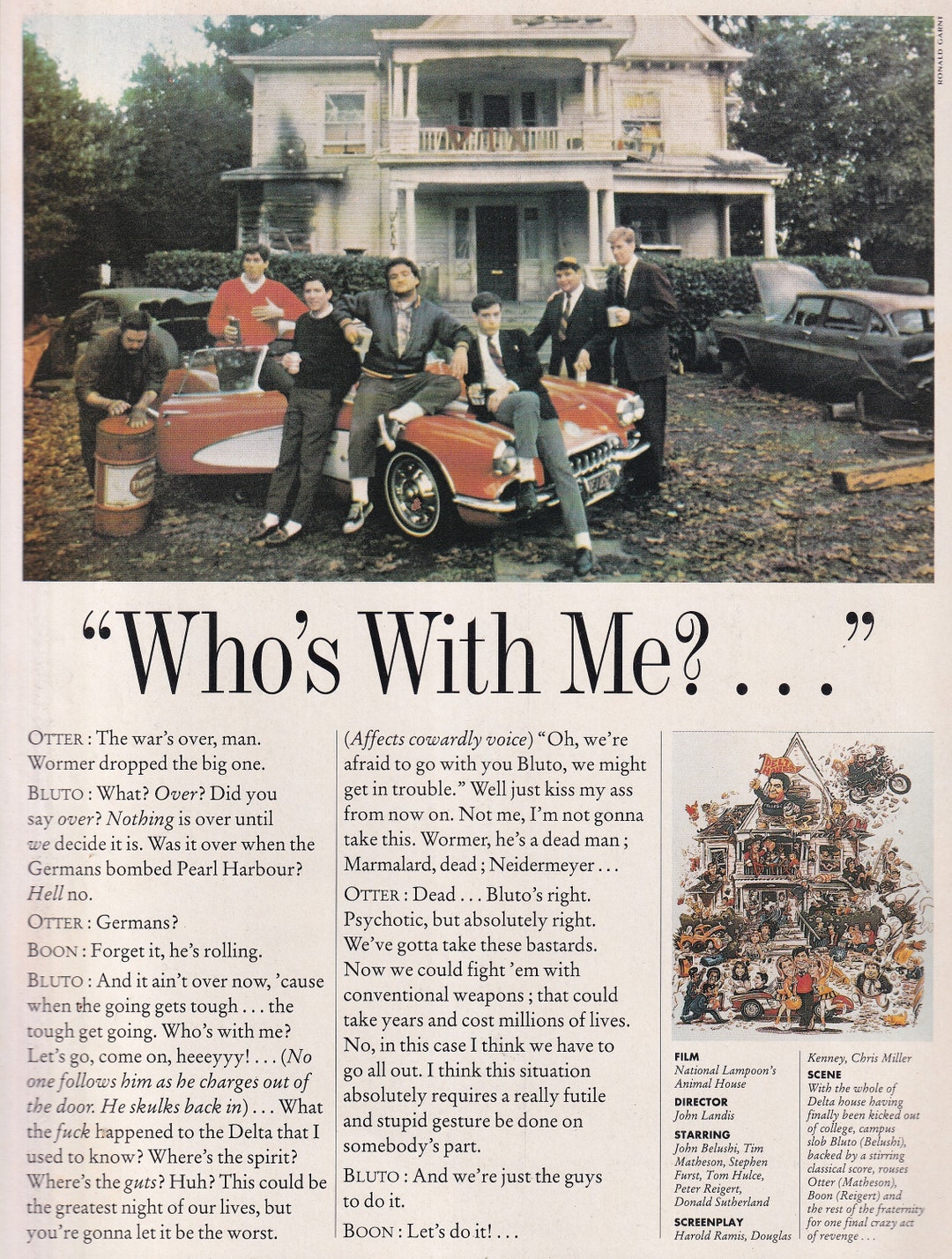 Original Vintage Mini Poster / Magazine Clipping - National Lampoon's ...