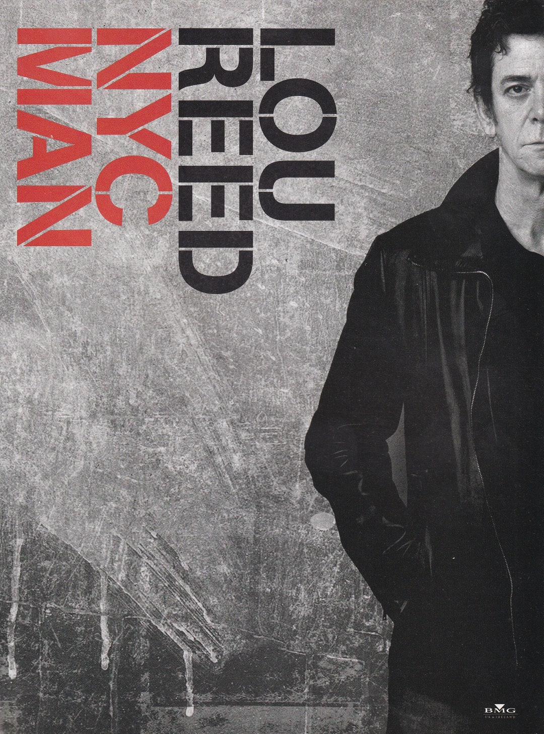 Original Vintage Mini Poster / Magazine Clipping Lou Reed NYC Man - Etsy