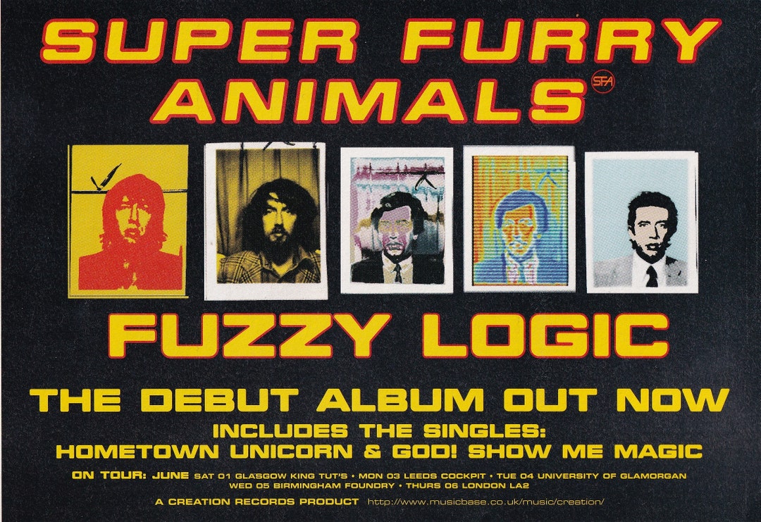 Original Vintage Mini Poster / Magazine Clipping - Super Furry Animals ...