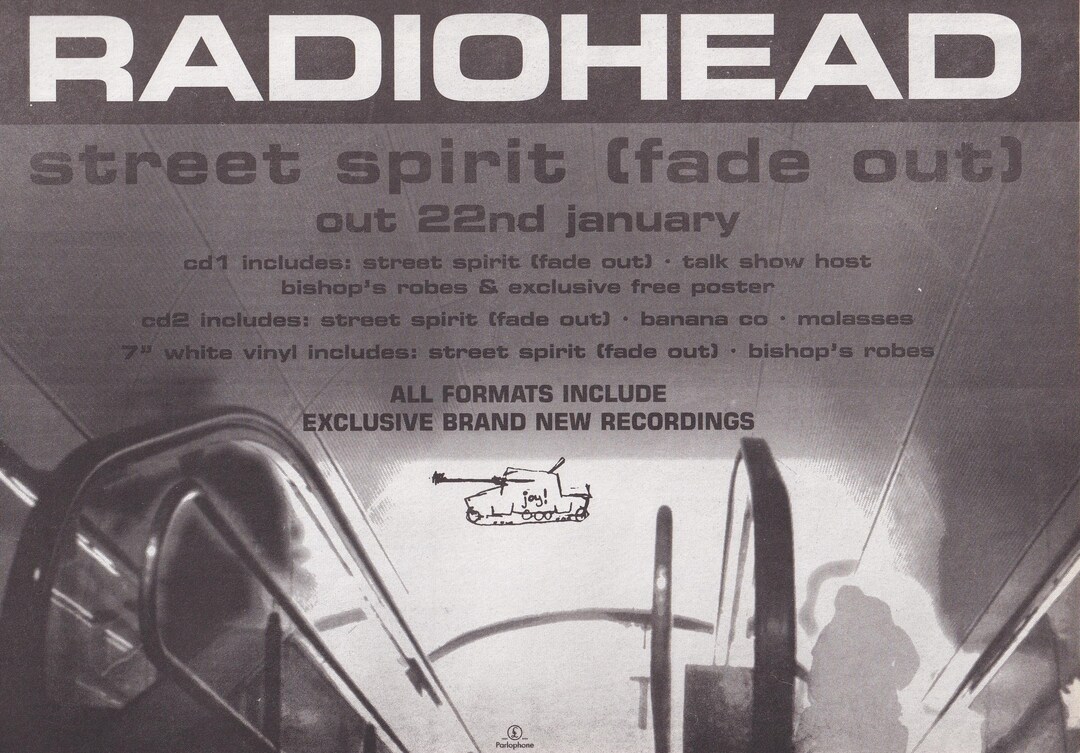 Original Vintage Mini Poster / Magazine Clipping - Radiohead - Street ...