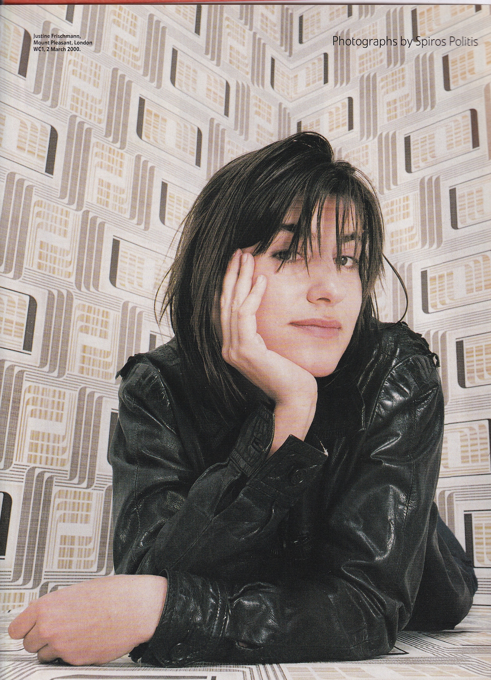 Original Vintage Mini Poster / Magazine Clipping Justine Frischmann ...