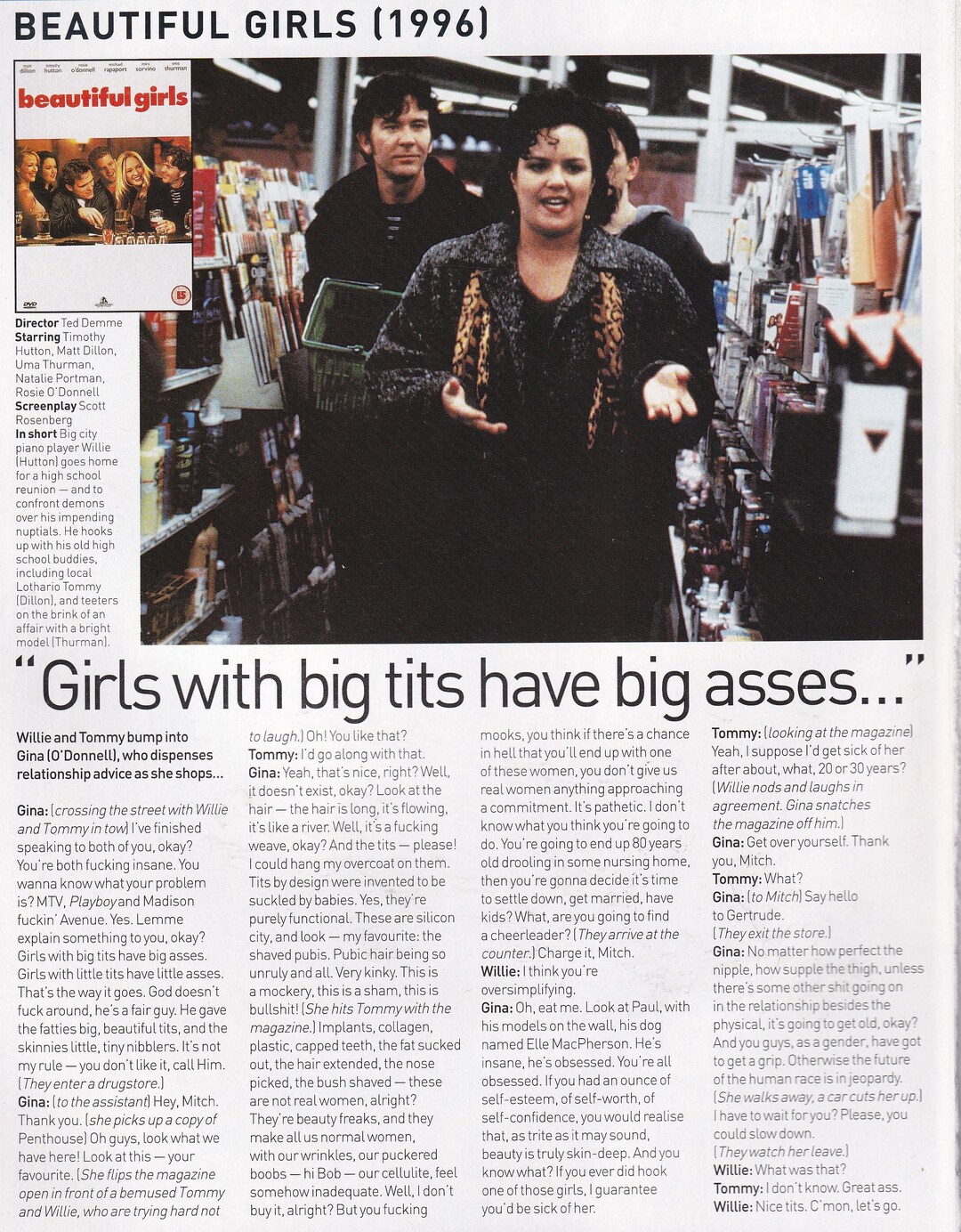 Original Vintage Mini Poster / Magazine Clipping - Beautiful Girls ...