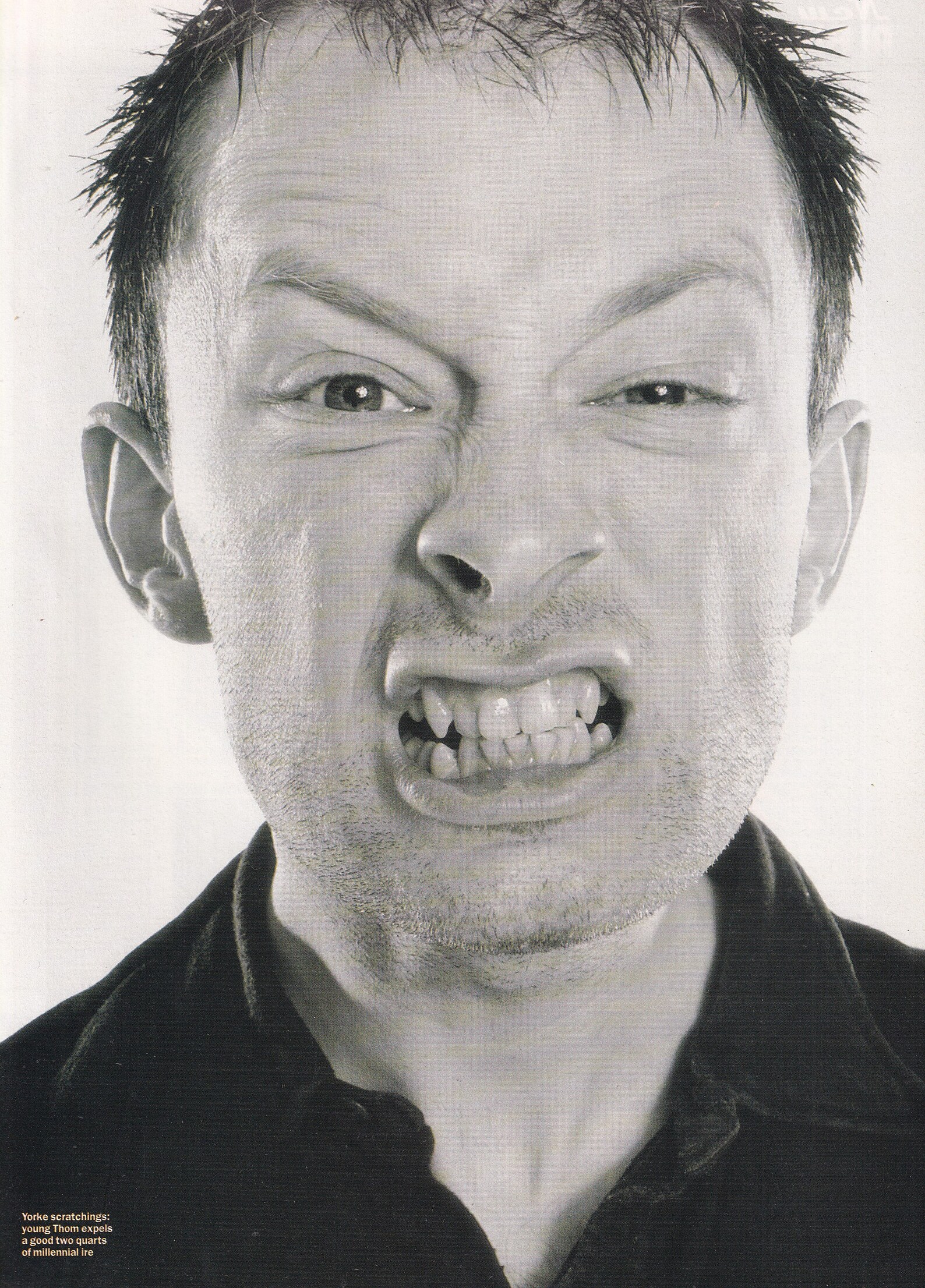 Original Vintage Mini Poster / Magazine Clipping Thom Yorke radiohead ...
