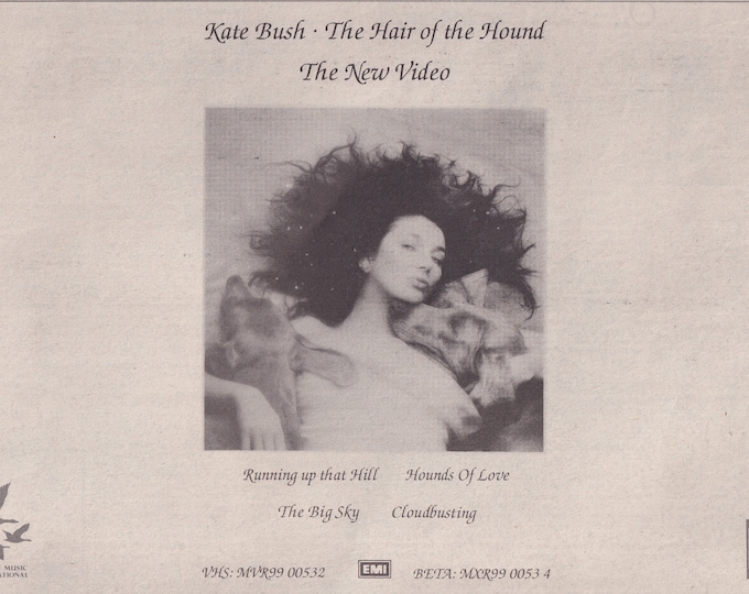 Original Vintage Mini Poster / Newspaper Clipping - Kate Bush - the ...