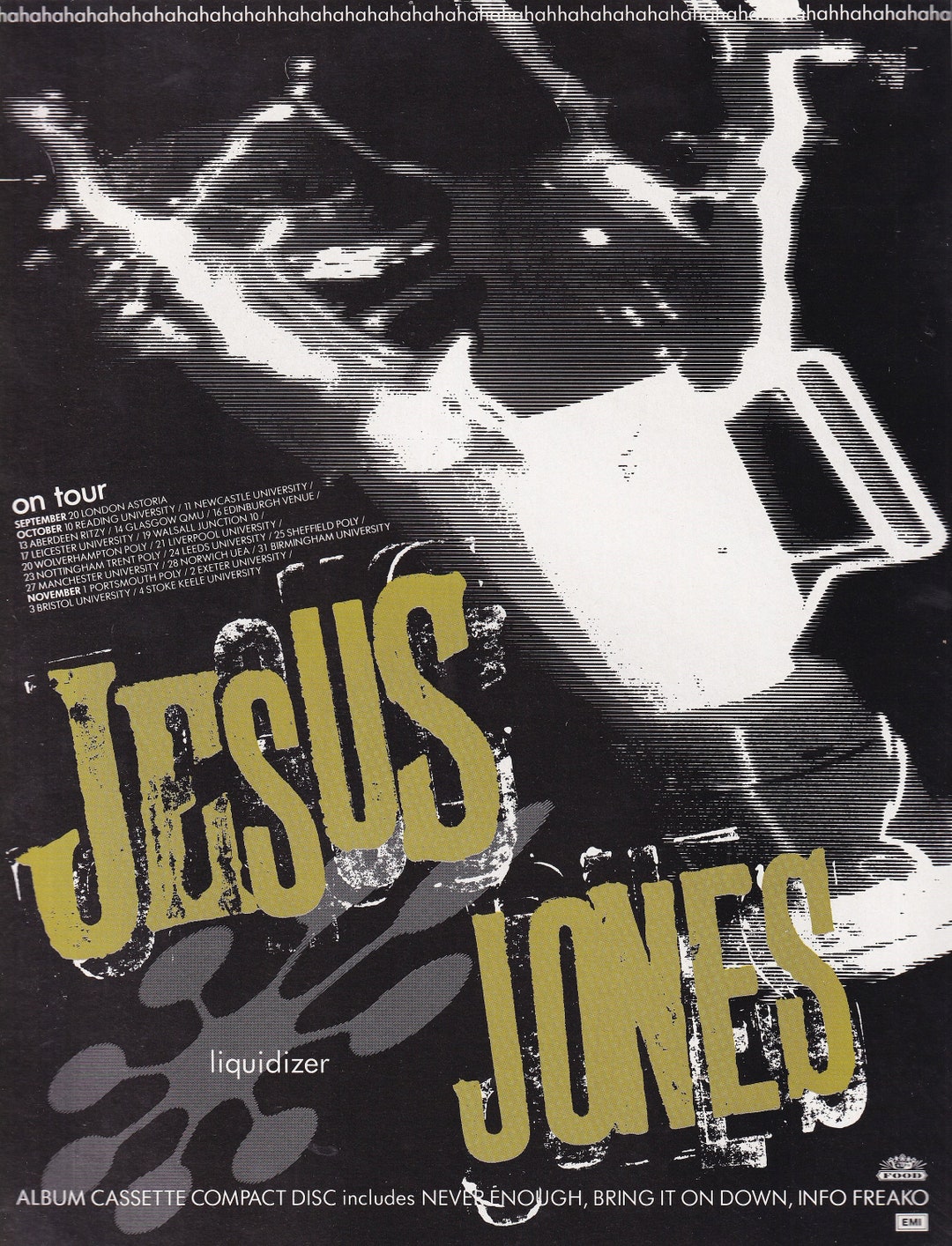 Original Vintage Mini Poster / Magazine Clipping Jesus Jones - Etsy