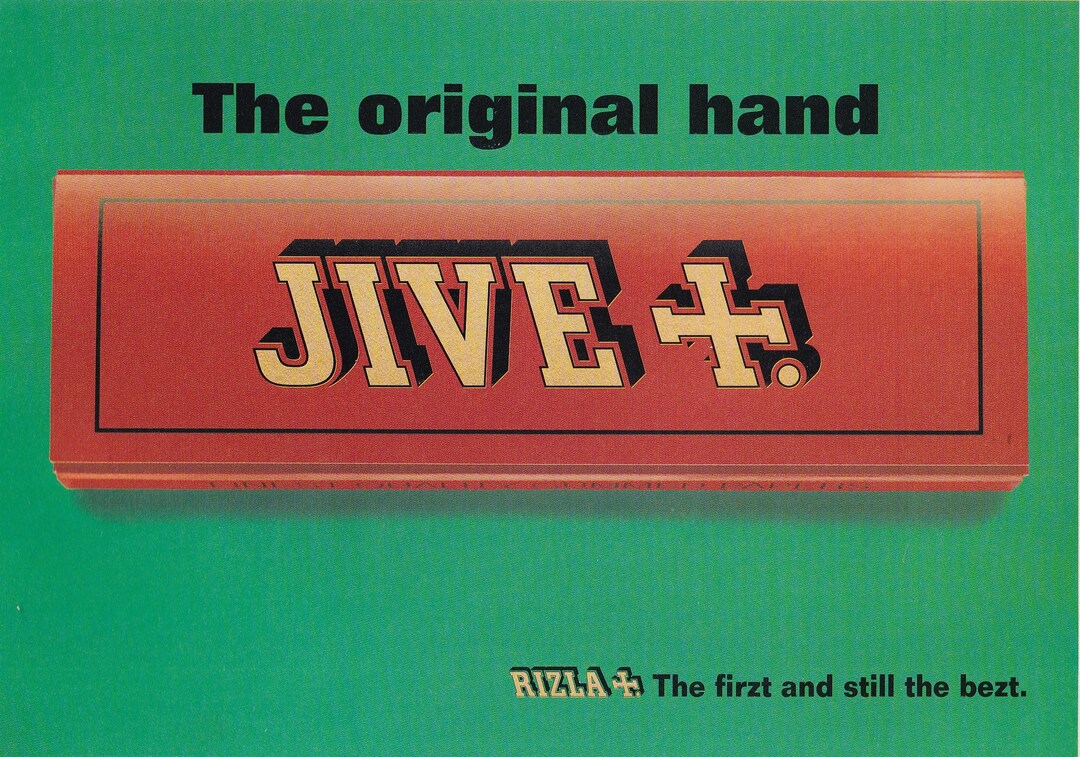 Original Vintage Mini Poster / Magazine Clipping - 1990s Rizla Advert ...
