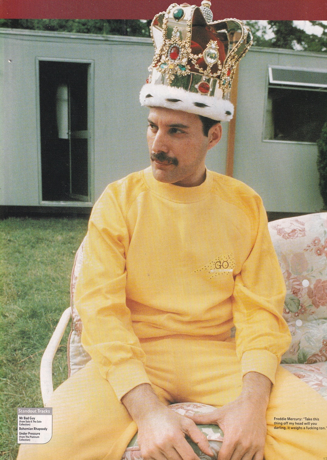 Original Vintage Mini Poster / Magazine Clipping Freddie Mercury queen ...