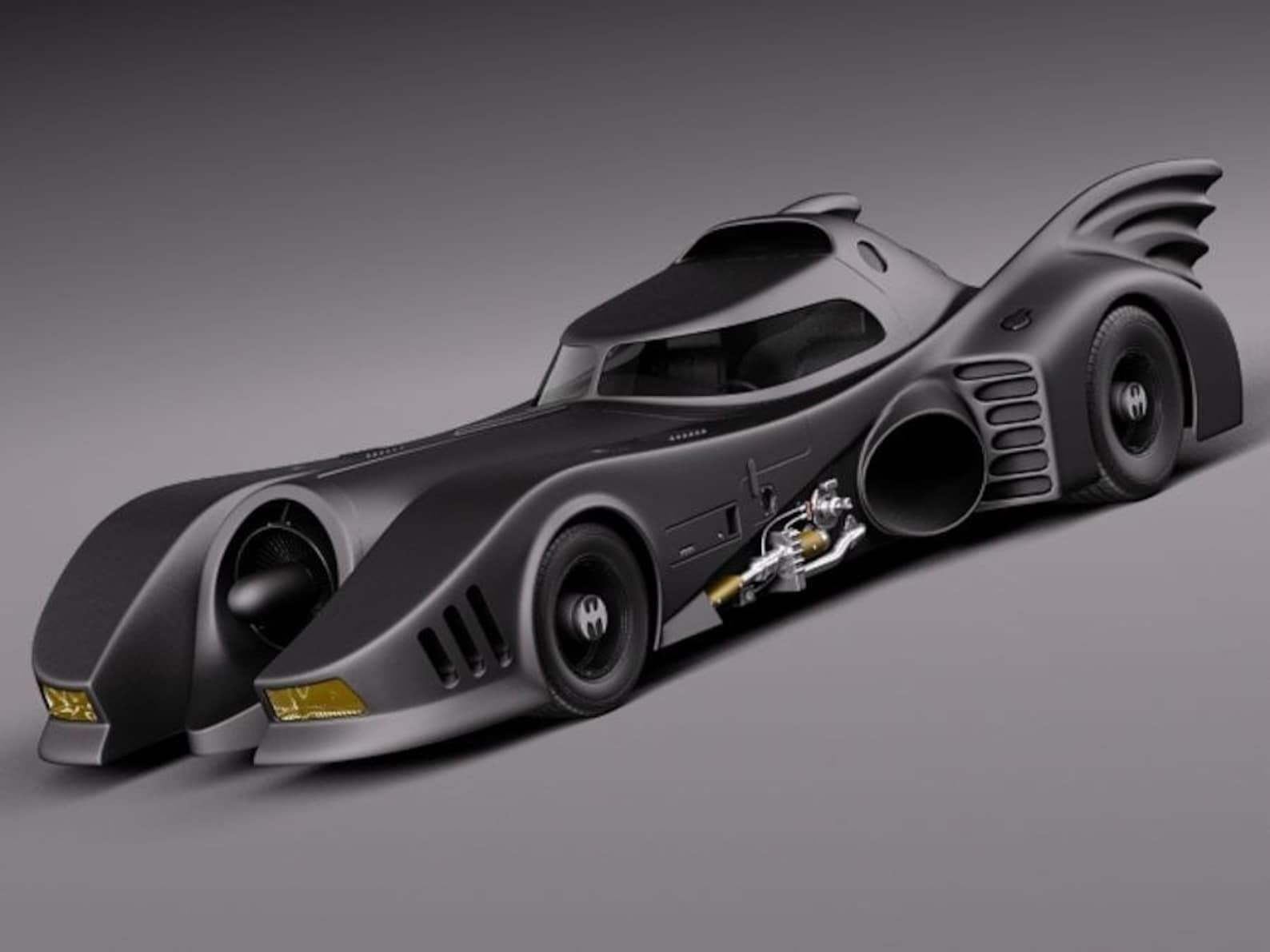 1989 Batmobile STL File: 3D Print the Iconic Crime-fighting Car - Etsy