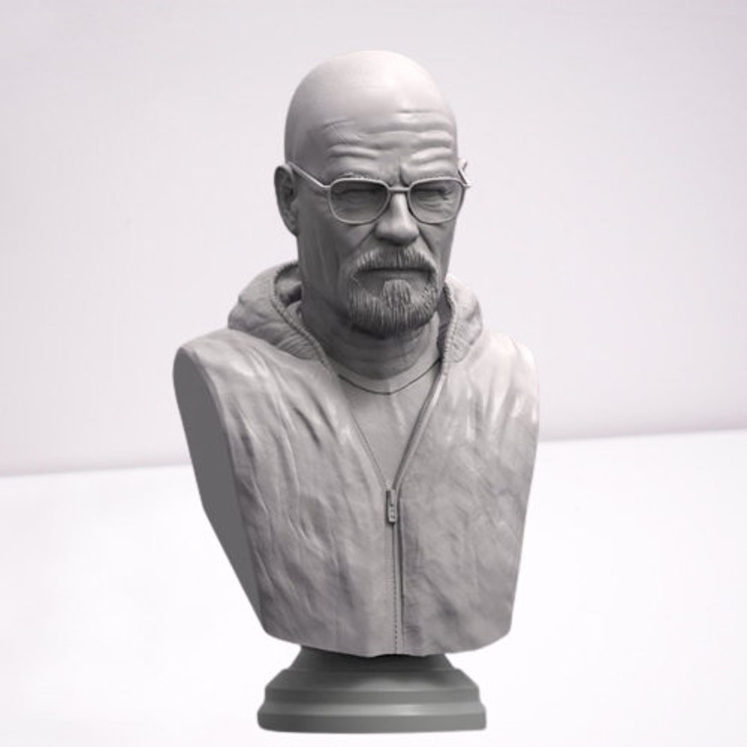 Walter White Bust - Breaking Bad 3D Print STL File - Etsy