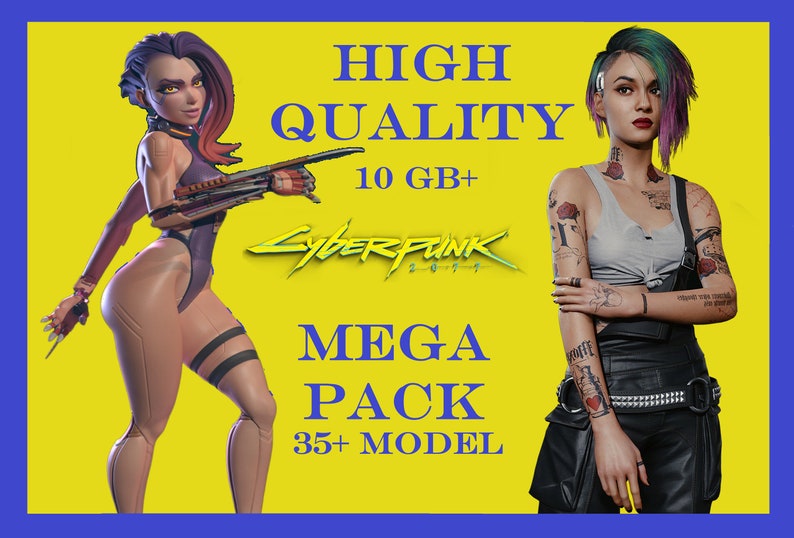 Mega Cyberpunk STL Pack 10 GB STL File for 3D Printing, Pack Mega ... Mega Cyberpunk STL Pack 10 GB STL File for 3D Printing, Pack Mega ...