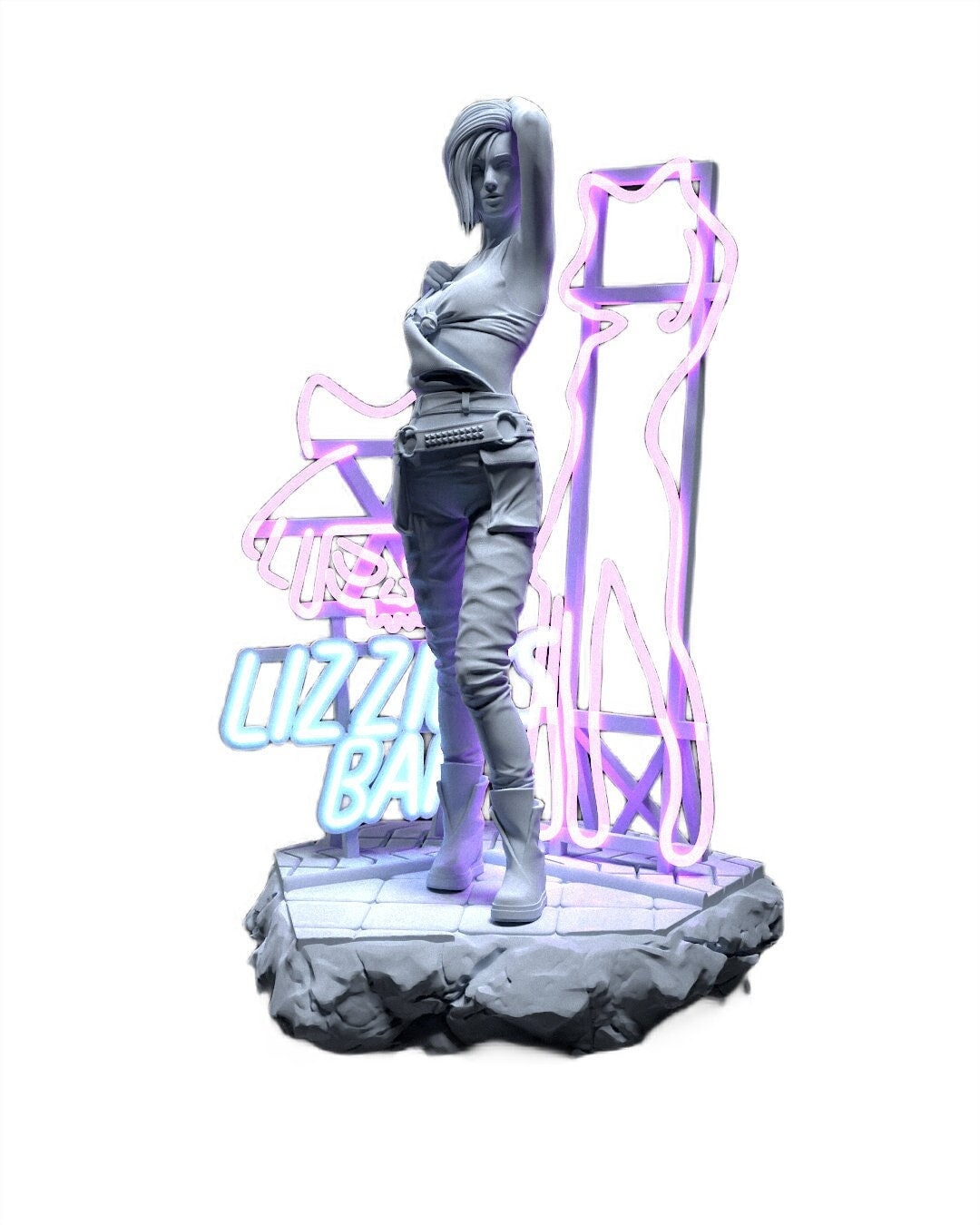 Judy Cyberpunk 2077 3D Print STL File: Embrace the Cybernetic ...