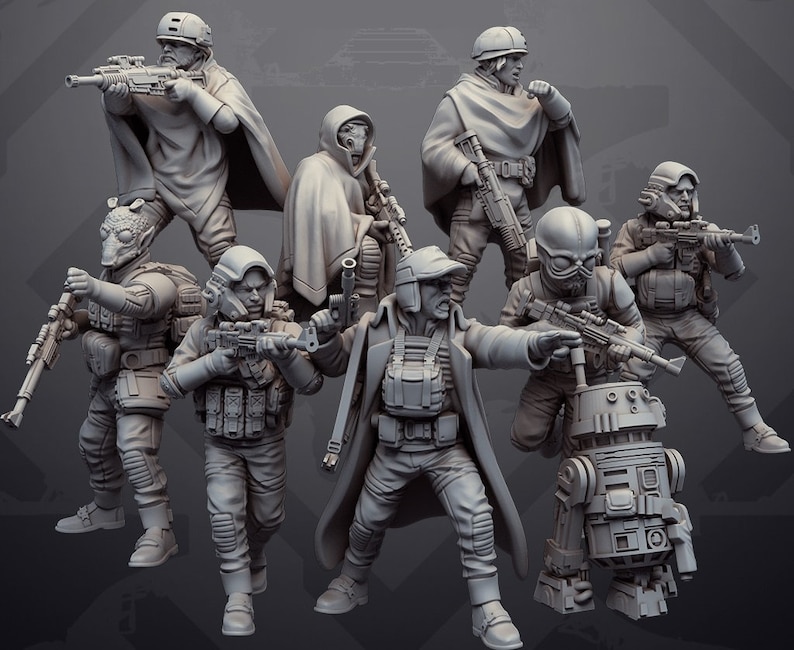 Star Wars Insurgent Fireteam 3D Print STL File - Etsy