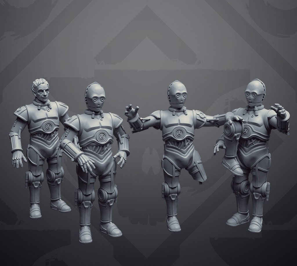 Slave Boba Fett, Skullforge, Ugnaughts, Chewbacca - Star Wars 3D Print ...