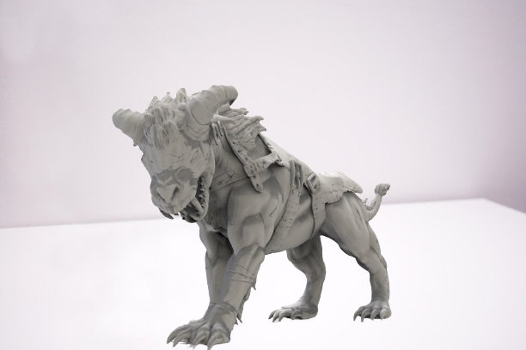Feline Beast 3D Print STL File - Etsy