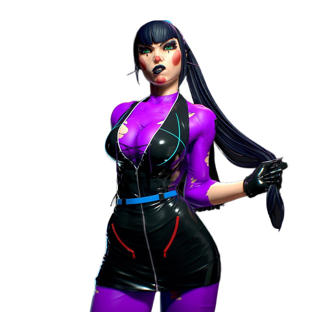 Punchline 3D Print STL File: Bring the Fiery Joker's Daughter to Life ...