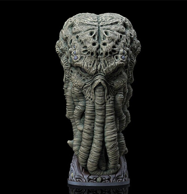 Cthulhu Head 3D Print STL File - Etsy
