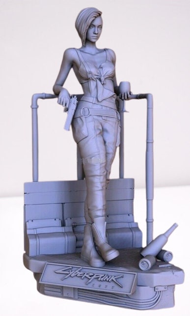 Judy Alvarez Sfw Nsfw 3d Print Stl File Cyberpunk 2077 Character Collectible Etsy 