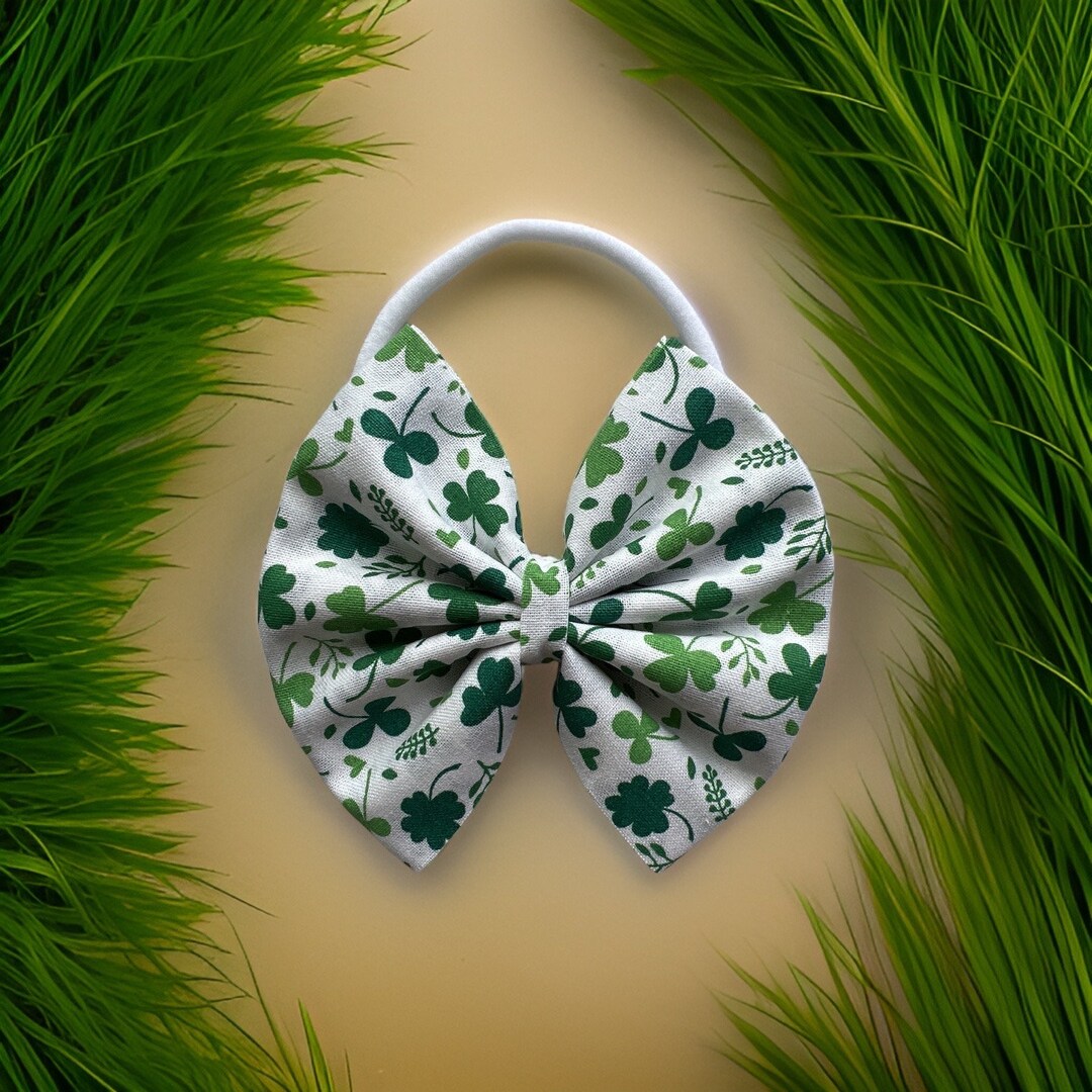 St Patricks Day Bundle pick Any 2 Items Bow Clips or Headbands - Etsy