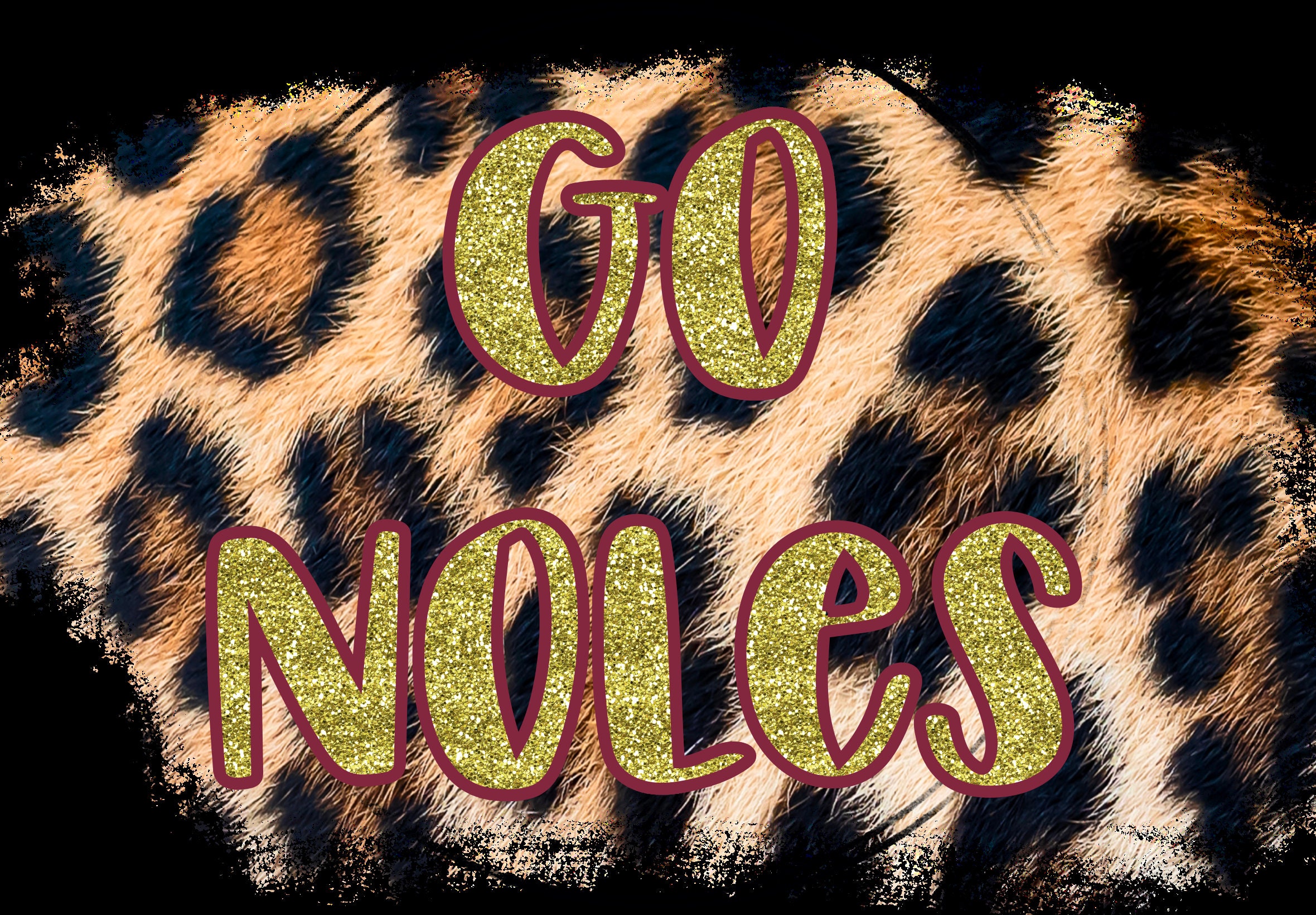 GO NOLES gold Glitter PNG Digital Download - Etsy