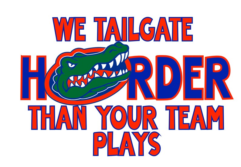 Tailgate Harder GATORS PNG Digital Download - Etsy