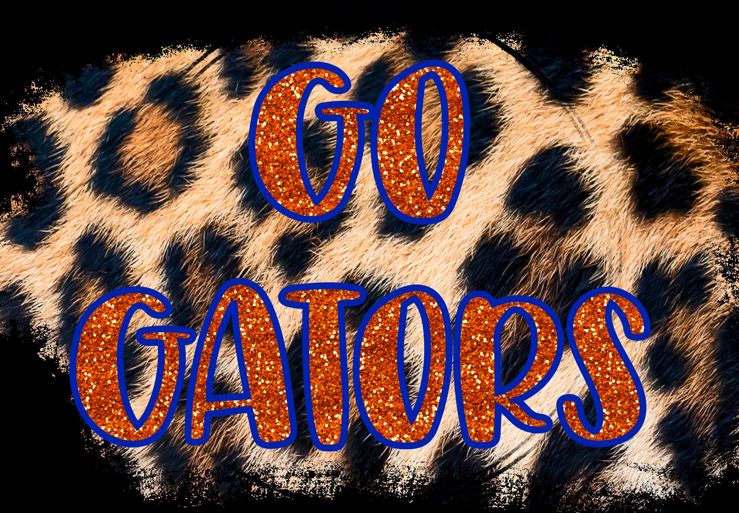 GO GATORS (orange Glitter) - PNG Digital Download - Etsy