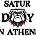Saturday in ATHENS - Georgia Bulldogs - PNG Digital Download - Etsy