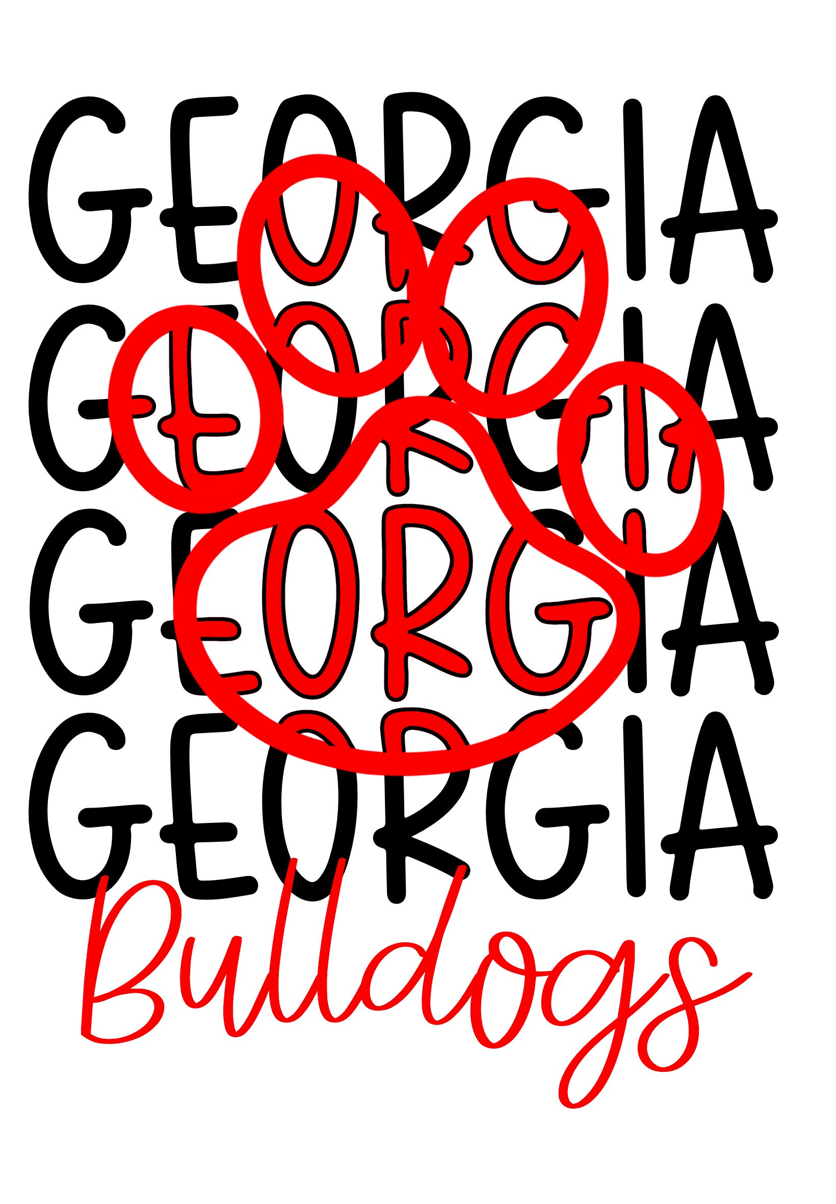 Georgia Bulldogs - PNG Digital Download - Etsy