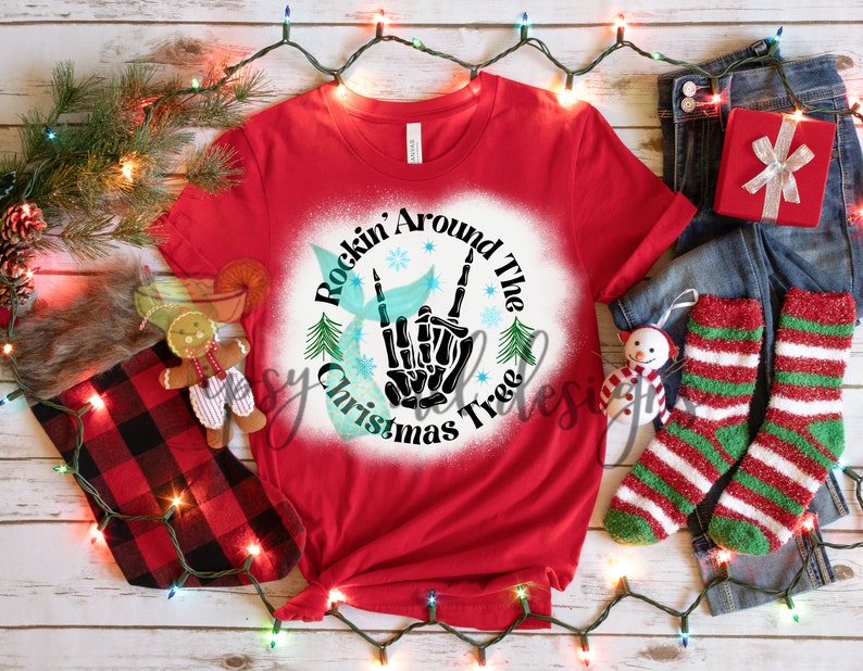Rockin’ Around the Christmas Tree - PNG Digital Download - Etsy