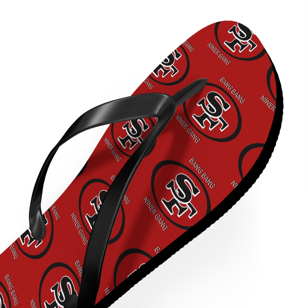 49ers Slogan Flip Flops - Etsy