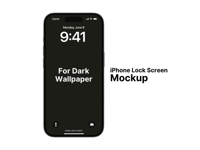 2025 iPhone Lock Screen Mockup PSD, PNG | iPhone | Mockup | Ios Lock ...