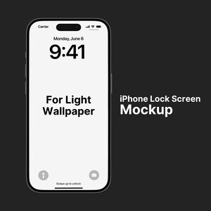 2025 iPhone Lock Screen Mockup PSD, PNG | iPhone | Mockup | Ios Lock ...