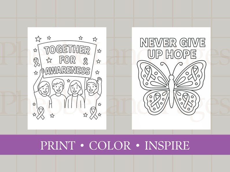 Epilepsy Awareness Coloring Pages | Seizure Awareness Printables | 8 ...