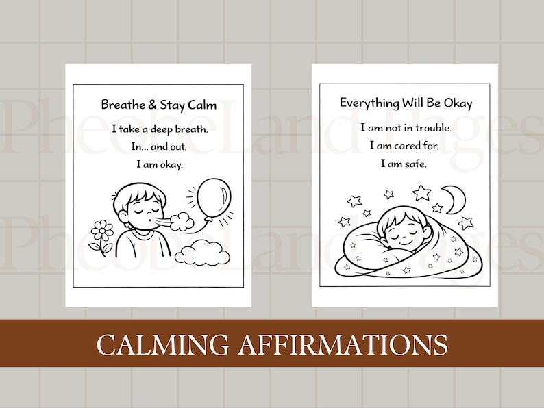 I Am Safe Coloring Book for Kids | Calm & Safety Coloring Pages ...