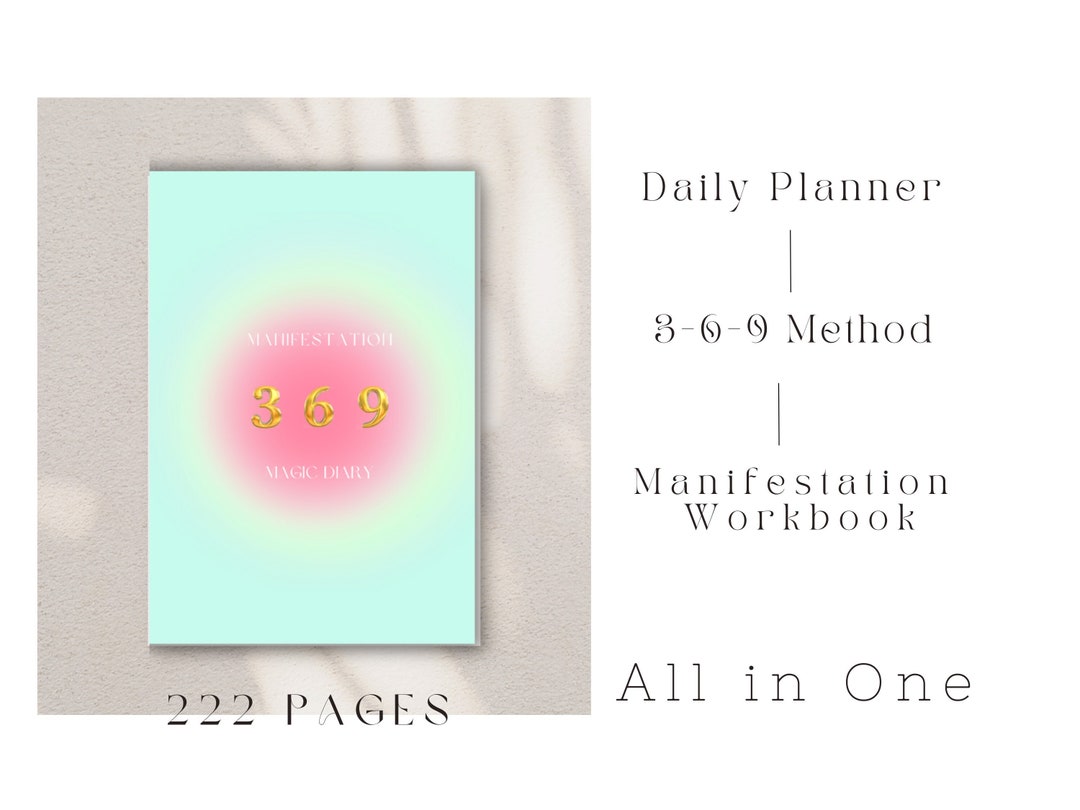 Manifestation 369 Magic Diary - Etsy