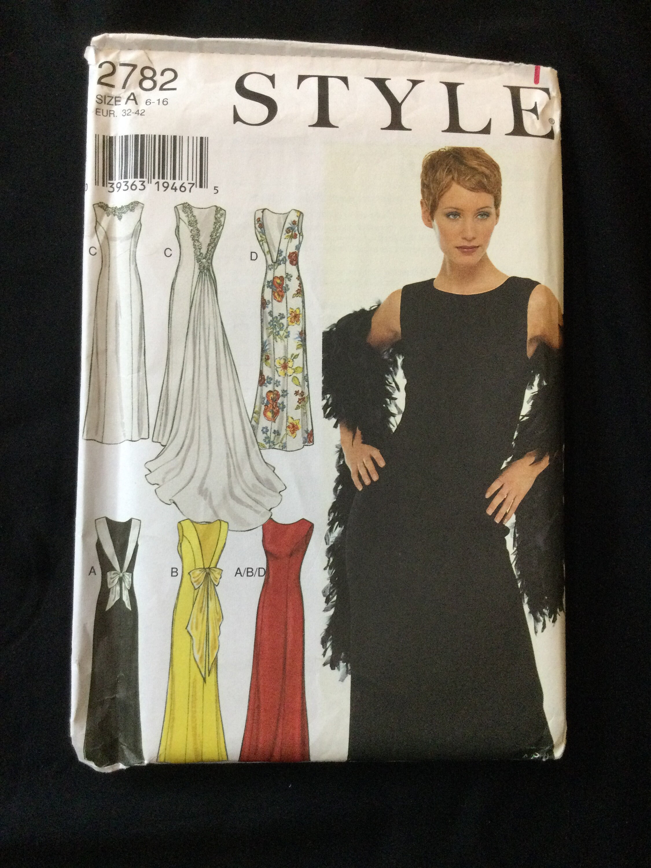 Rare Style 2781 Wedding/formal Dress Sewing Pattern - Etsy