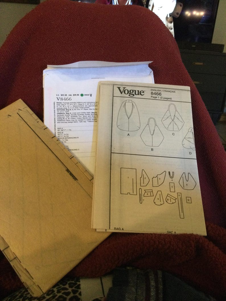 Vogue 8466 Rare Uncut Paper Pattern - Etsy