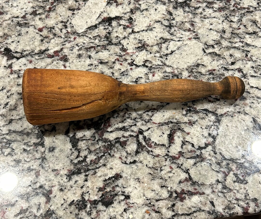 Antique 1890's Primitive Handmade Wooden 11 Potato / Butter Mashers ...