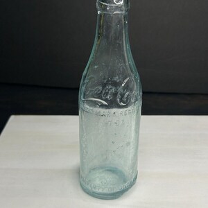 Gorgeous 1900'S Coca Cola Straight Sided Bottle Triple Script Savannah ...