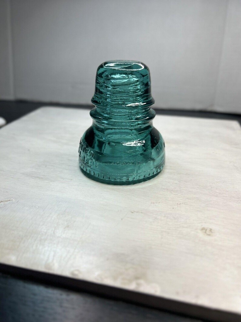 Very Rare Antique Gorgeous CD 152 40 Hemingray No. 40 Aqua Glass ...