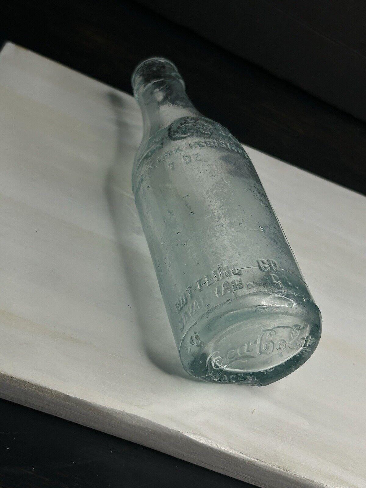 Gorgeous 1900'S Coca Cola Straight Sided Bottle Triple Script Savannah ...