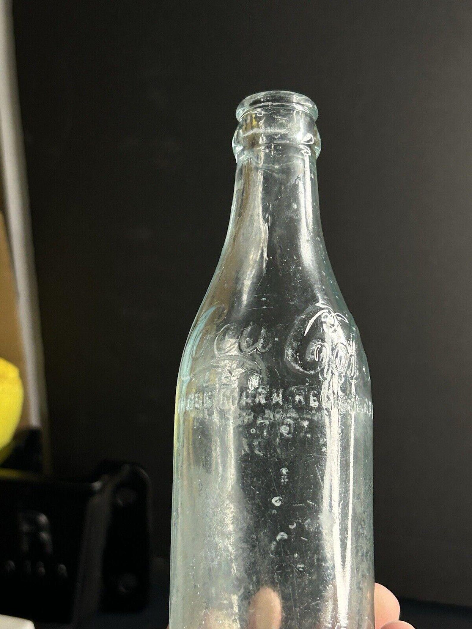 Gorgeous 1900'S Coca Cola Straight Sided Bottle Triple Script Savannah ...