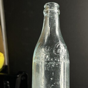 Gorgeous 1900'S Coca Cola Straight Sided Bottle Triple Script Savannah ...