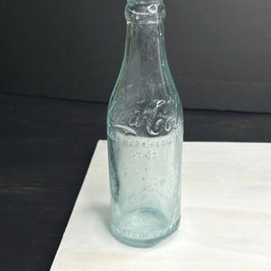 Gorgeous 1900'S Coca Cola Straight Sided Bottle Triple Script Savannah ...