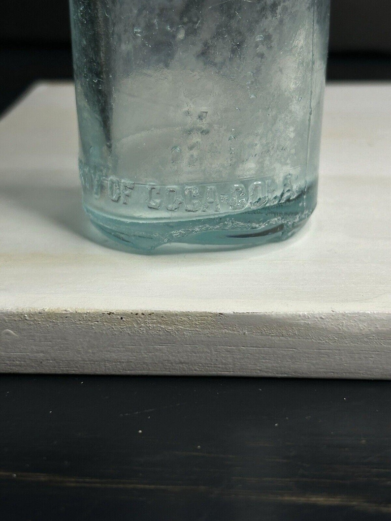 Gorgeous 1900'S Coca Cola Straight Sided Bottle Triple Script Savannah ...