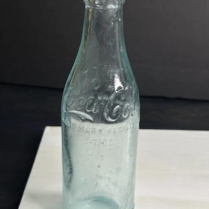 Gorgeous 1900'S Coca Cola Straight Sided Bottle Triple Script Savannah ...