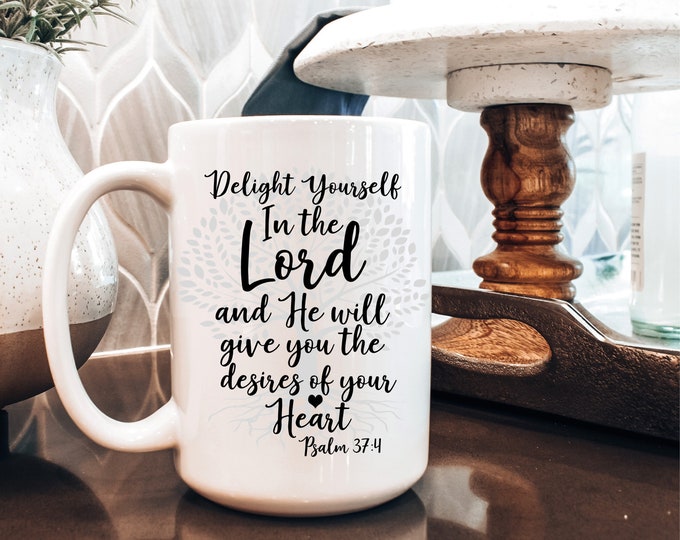 Bible Verse Coffee Mugs, Scripture Cup, Inspirational Tea Mug, Bible ...