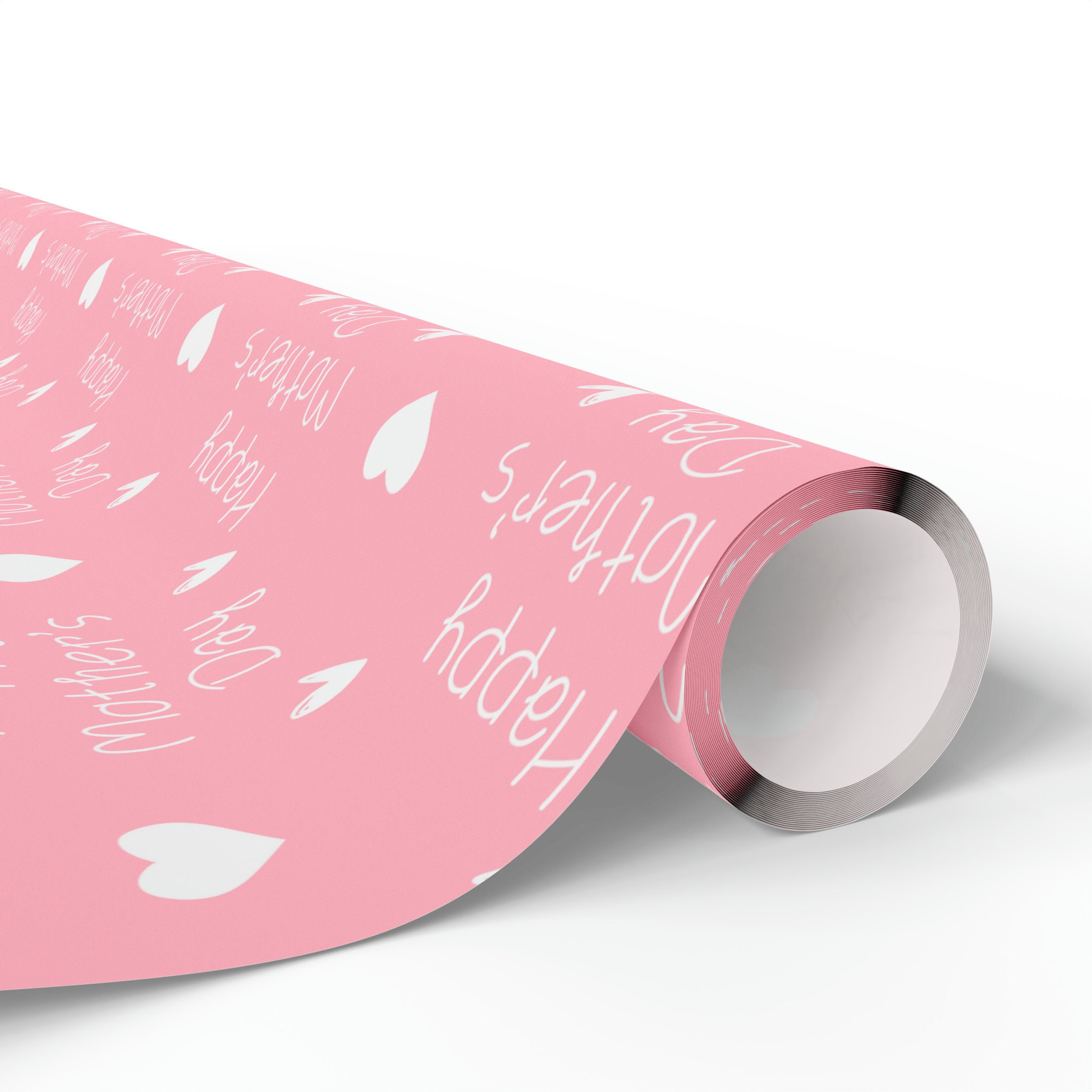 Mother's Day Wrapping Paper on Roll, Gift Wrap for Mom, Cute Gifting ...