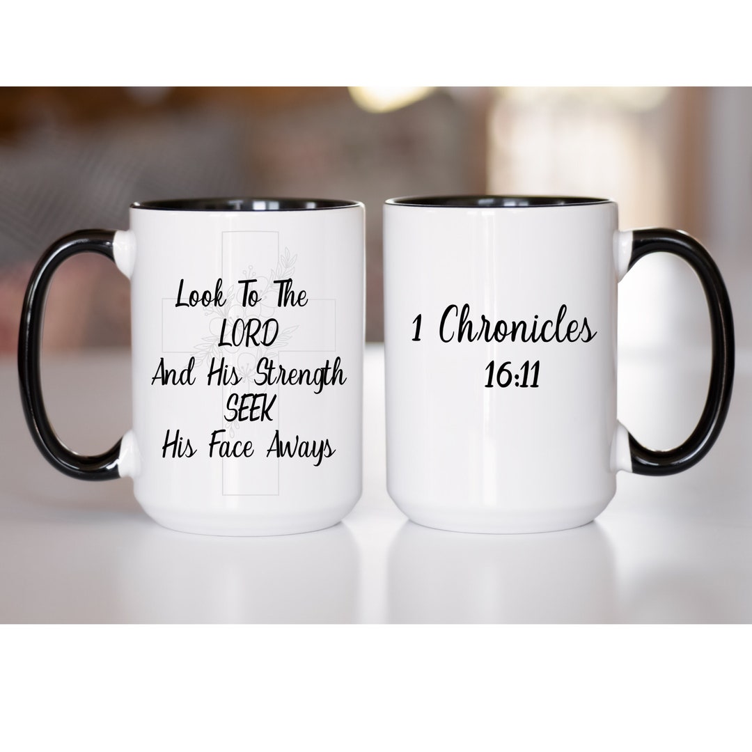 Bible Verse Coffee Mugs, Scripture Cup, Inspirational Tea Mug, Bible ...